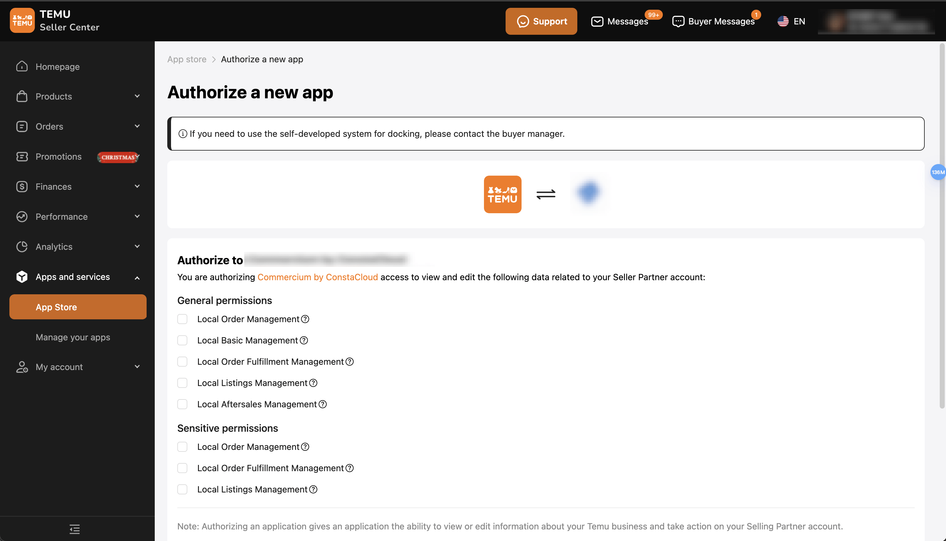 Click Submit at the bottom of the page, and the following screen will appear. Copy the Access ...